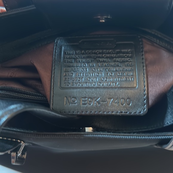 Coach | Bags | Coach Black Handbag Purse E9k740 Hangtag | Poshmark